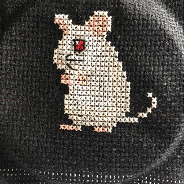 Mouse Cross Stitch Pattern PDF - Mouse Embroidery - Instant Download ...