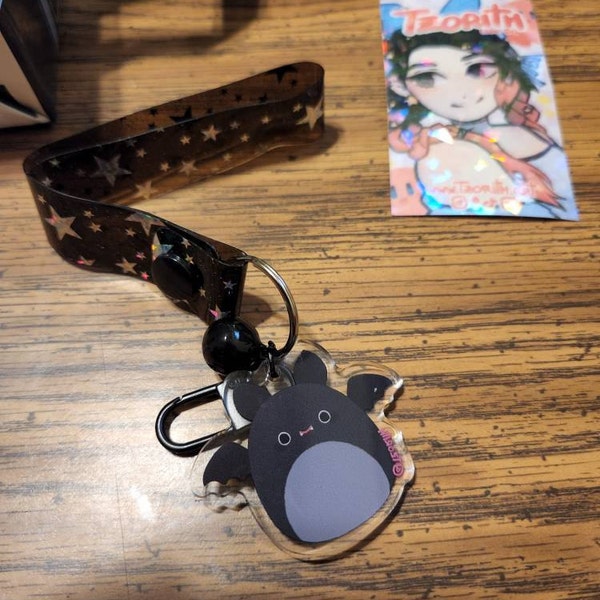 Magic Usagi Moon Bunny | Sparkling Glitter Keychain Trinket Accessory ...