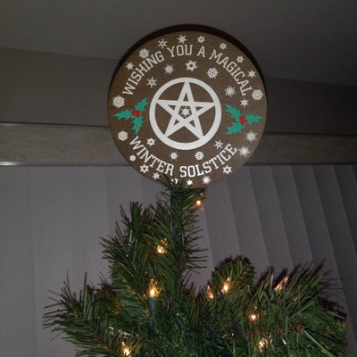 6-inch Winter Solstice Tree Topper, Winter Solstice Topper, Winter ...