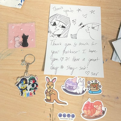 ENA Inspired Sticker Set - Etsy