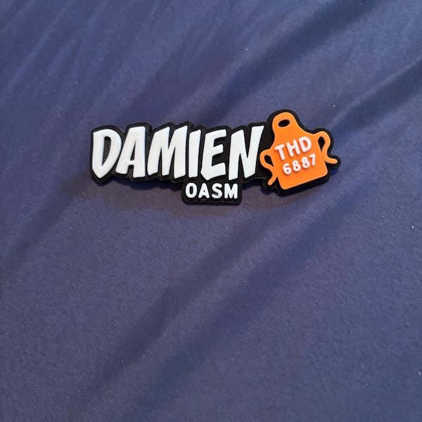 Custom Name Tags With Apron, 3D Printed Name Tag Employee Name Tag - Etsy