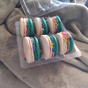 Moon Phases French Macarons 6 12 or 24 Choose Flavors | Etsy