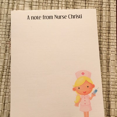 Nurse Notepad, School Nurse Gift, Teacher Gift - Etsy