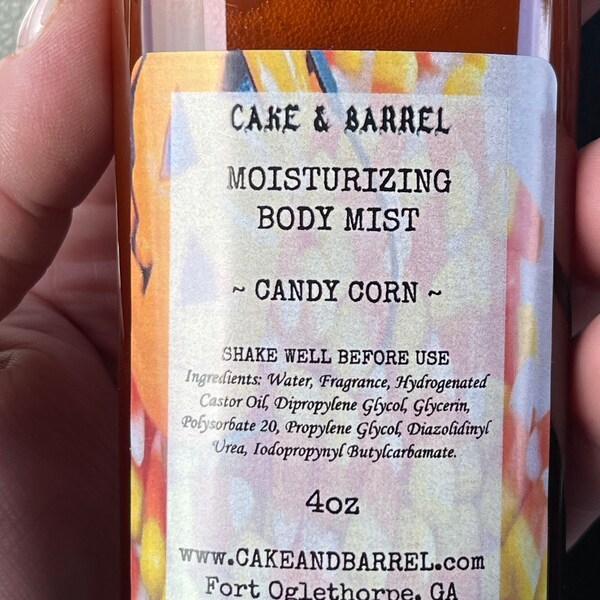 Candy Corn Perfume, Mist, Soap, Wash, Shampoo, Conditioner, Lotion ...