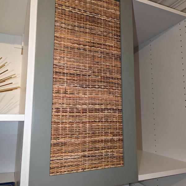 Natural Straw Mat Rattan Weave Cane Webbing Sheet Cabinet Furniture ...