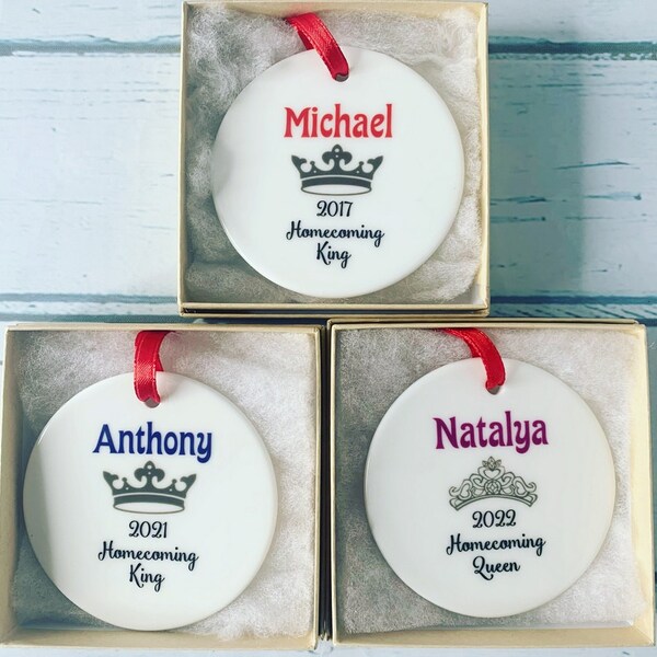 Personalized Pageant Title Holder Ceramic Ornament - Etsy