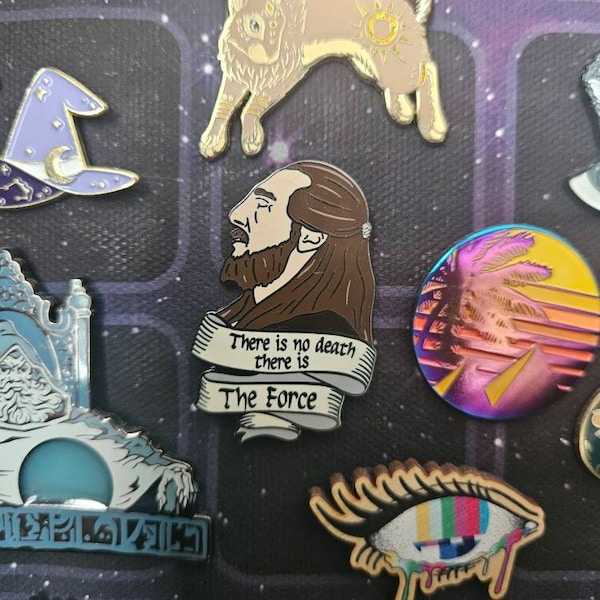 Transcendent Light Enamel Pin Trees of Light Starlight Elven LOTR Lapel ...