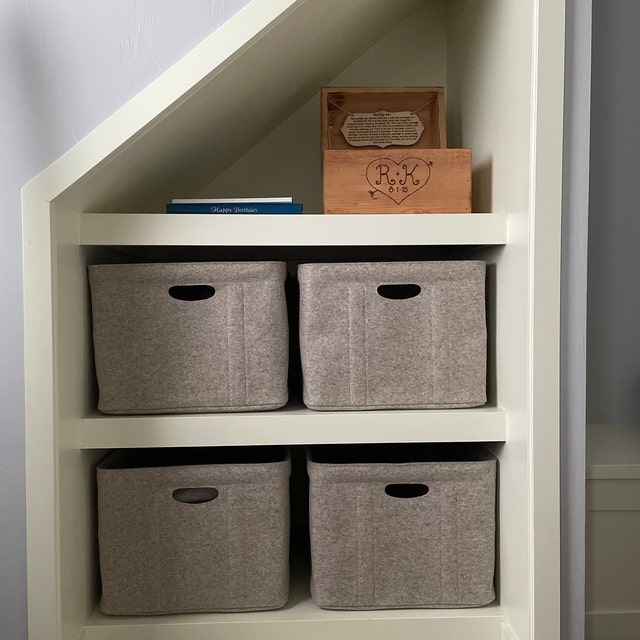 Functional wool felt items handmade in Finland by aikafeltworks