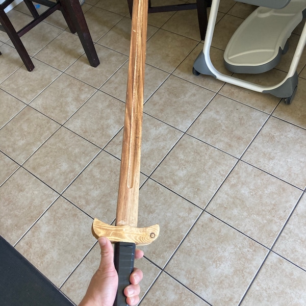 Large Wooden Sword Sword Wooden Sword Toy Wood Sword Wooden Imaginative ...