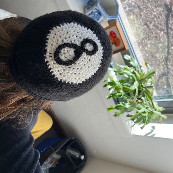 8-ball Hat Crochet Pattern PDF, Crochet Hat Pattern, Hat Pattern ...