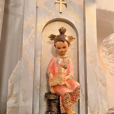 Catholic Clock Shrine - Etsy