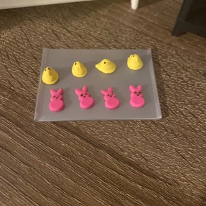 1:6 Scale Miniature Peeps Chicks or Bunnies set of 4 - Etsy