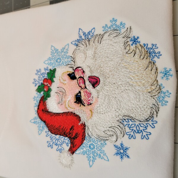 Christmas Santa Claus Embroidery Design, 3 Sizes, Instant Download - Etsy