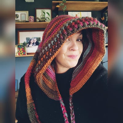 CROCHET PATTERN, Fairy Elf Hood, taïga Pixie Hood Crochet Tutorial in ...