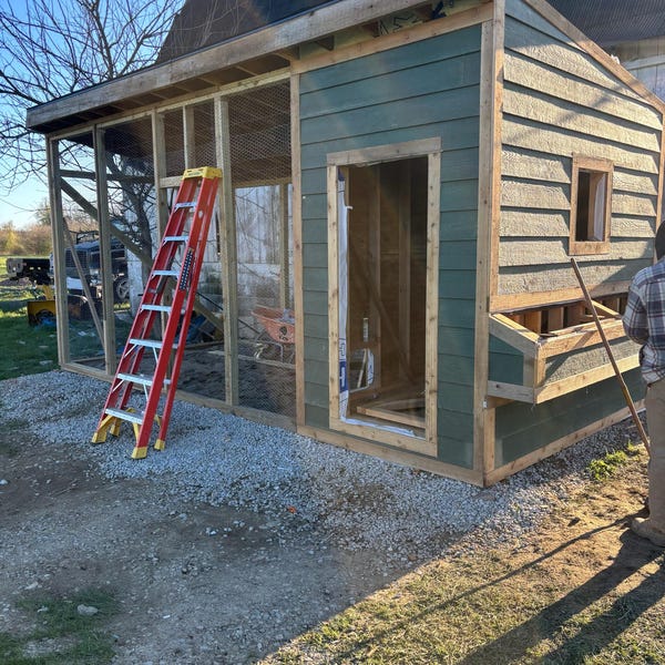 6 x 12 verplaatsbare kippentractor zelf maken voor 6 kippen - Etsy ...