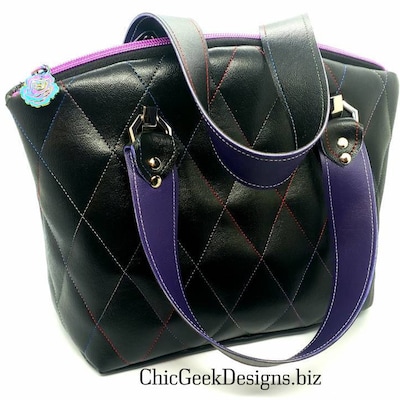 Swoon Patterns: Lola Domed Handbag PDF Vintage Purse Tote Handbag Bag ...