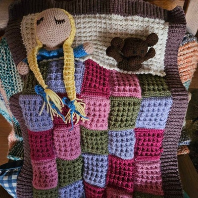 CROCHET PATTERN One Stitch Wonder Stitch Tutorial Make Blanket or Scarf ...