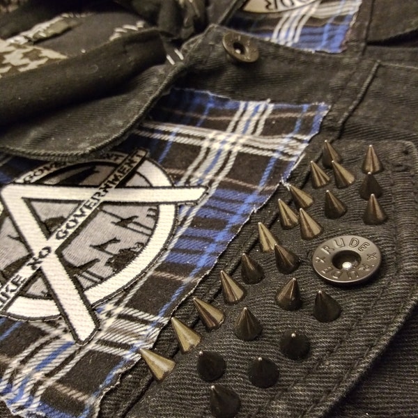 50 Full Sets Bullet Punk Spikes---leather Crafts Screw Punk Studs ...