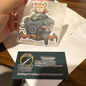 Overwatch 2 Ashe Pixel Spray Vinyl Sticker Decal, Laptop, Phone, Gaming ...