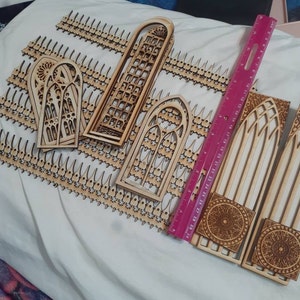 Miniature Dollhouse Filigree Corner Moldings - Pair of Two - Unfinished ...