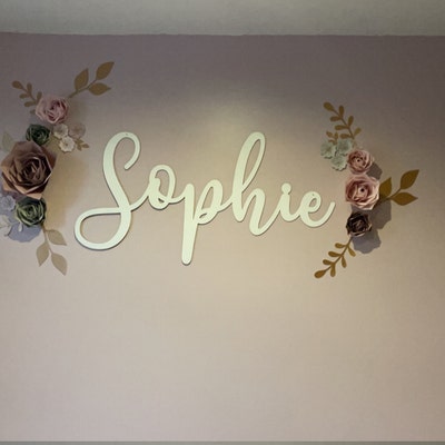 CUSTOMISE Your Own 80cm Wood Name Sign Design A Name or Word Sign for ...