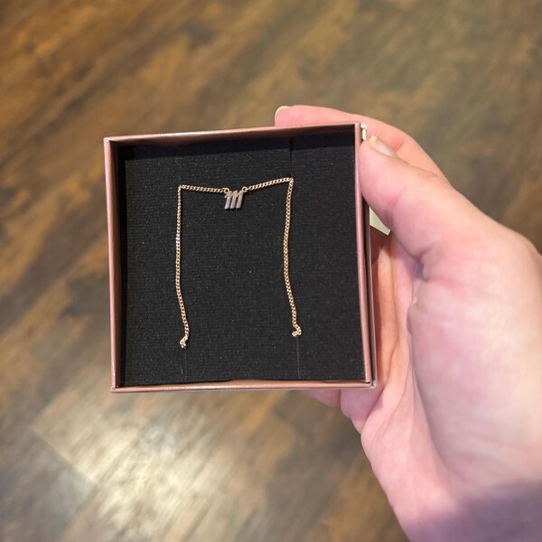 Angel Number Necklace With Curb Chain, Sterling Silver Lucky Date ...