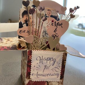 Custom Explosion Box Card Personalized Handmade Custom | Etsy