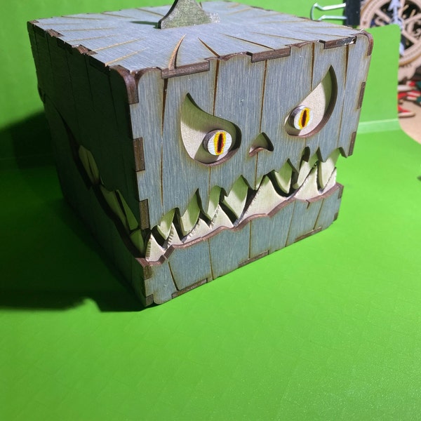Halloween Monster Box Laser Cut Files: SVG, PDF, CDR (digital Product ...