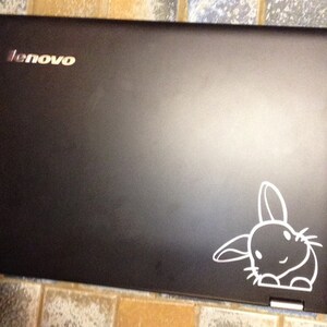 Peering Cute Head Tilt Rabbit Sticker Bunny Car Decal / - Etsy