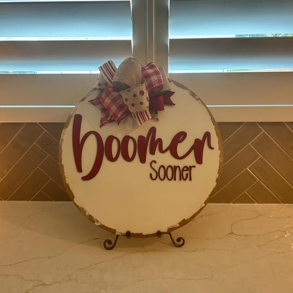 OU Door Hanger | Oklahoma | OU Door Sign | Oklahoma Sooners ...