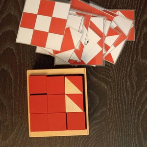 Kohs Block Test, Kohs Cubes With Box, Kohs Block Schemes, Wooden Koh's ...