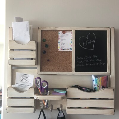 Large 3 Pocket Family Message Centerframed Chalk - Etsy