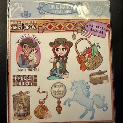 Nancy Drew Scoops Ice Cream Sticker Sheet Alibi in Ashes Laptop Gaming ...