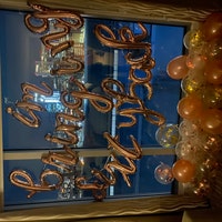 HAPPY NEW YEAR Cursive Script Letter Balloon Banner Gold, Rose Gold ...