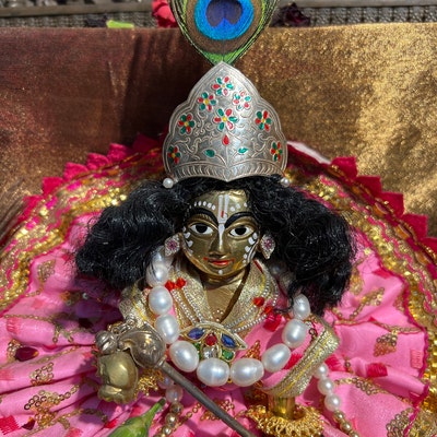 Divine Lord Krishna jai Shri Shyam Matra Handmade - Etsy