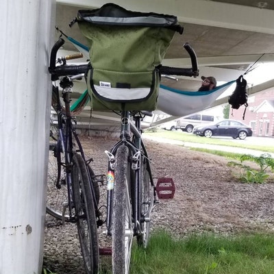 The Jumbo Jammer Bike Packing/bike Touring/bicycle Handlebar and Saddle ...