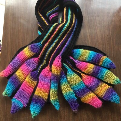 CROCHET PATTERN: Embossed Phoenix Scarf - Etsy