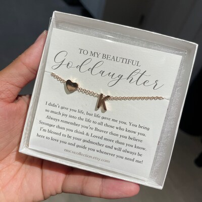 Goddaughter Gifts From Godmother Goddaughter Necklace Goddaughter ...