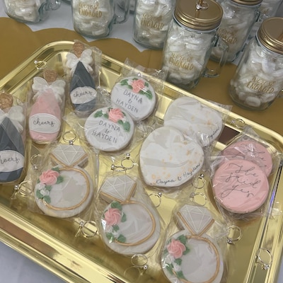 She Said Yes Engagement Cookies - Etsy