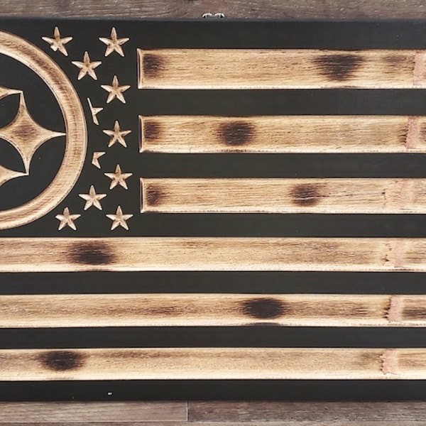 Pittsburgh Steelers Wooden Sign, Sports Decor, Subdued Signs, NFL Signs ...