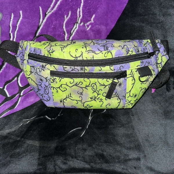 Sloth Themed Fanny Pack / Belt Bag With 3 Zippered Pockets. Great Gift ...