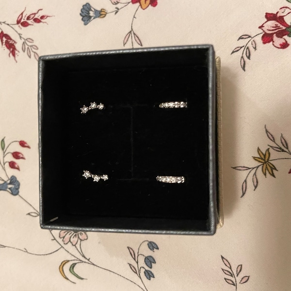 Front Back Earring Set • Ear Jacket • Dainty Ear Jacket • Gold Earrings ...