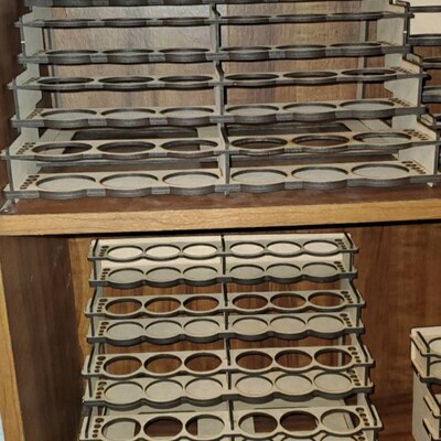 Tamiya 23ml Paint Rack Holds 48 Hobby Model Warhammer Dnd Tabletop ...