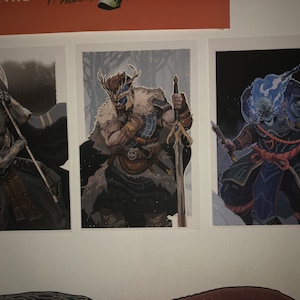 Aramusha Samurai Illustration Art Print Poster | Etsy