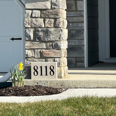 Address Stone, House Number, - Etsy