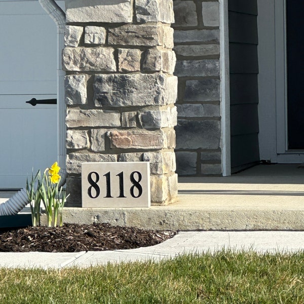 Address Stone, House Number, - Etsy