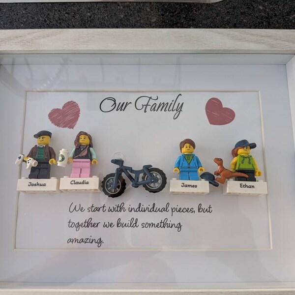 Custom Lego Minifigures Couples Gift, Wedding Lego Figure Art ...