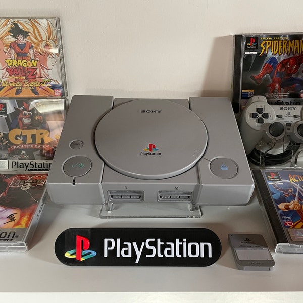 Sony Playstation 3D Fridge Magnet/shelf Display - Retro Video Games PS1 ...