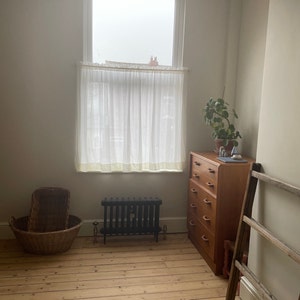 Cotton Muslin Blind Flat Curtain Egyptian Cotton Max Length - Etsy