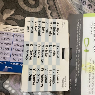 Lab Values Badge Pocket Card Reference Vertical for Nurse - Etsy